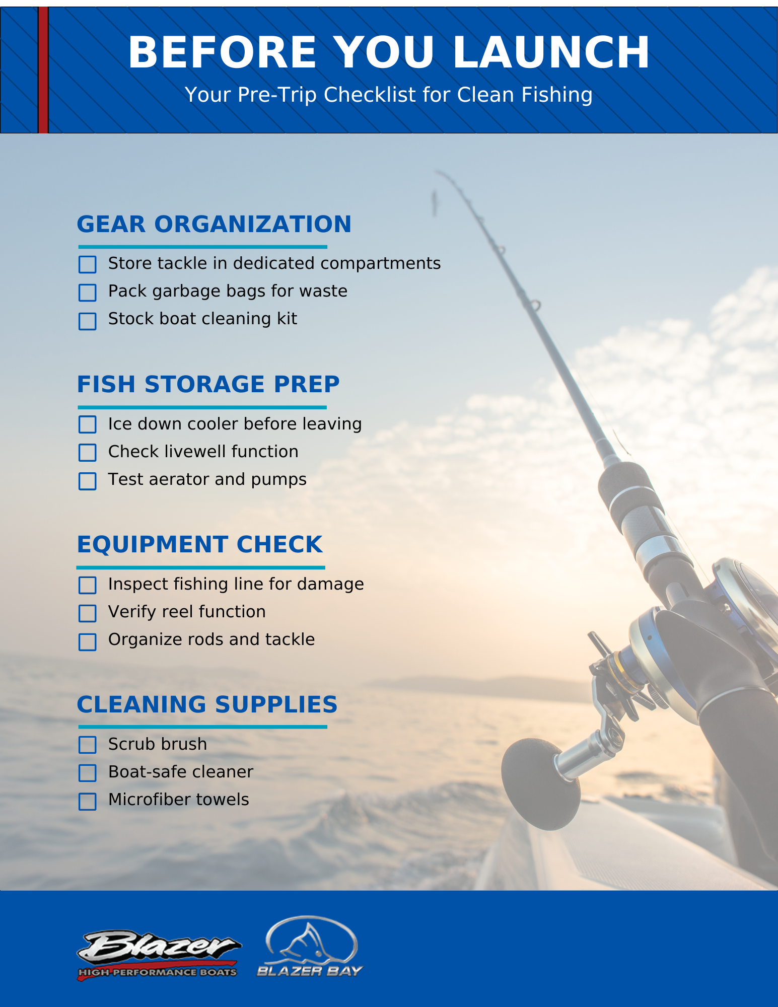 Clean Fishing: A Simple System for a Cleaner Boat & Catch